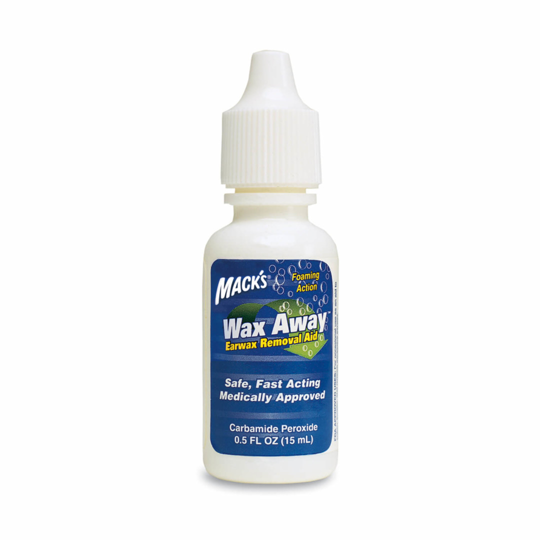 Wax Away® Fast-Acting Earwax Remover Drops | Mack's Ear Plugs
