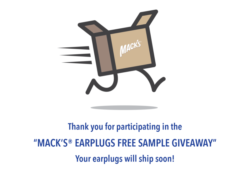 Thank You Free Earplugs Giveaway | Mack's Ear Plugs